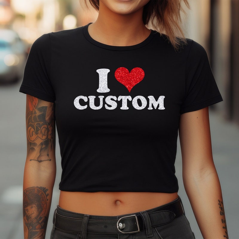Custom I Heart Shirt - Etsy