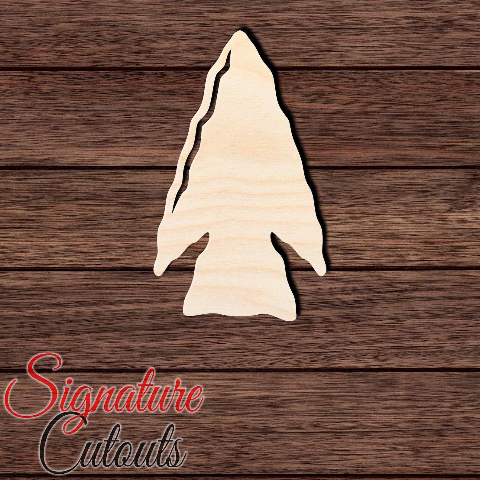 Arrowhead 001 Shape Cutout in Wood for Crafting, Home & Room Décor, and ...