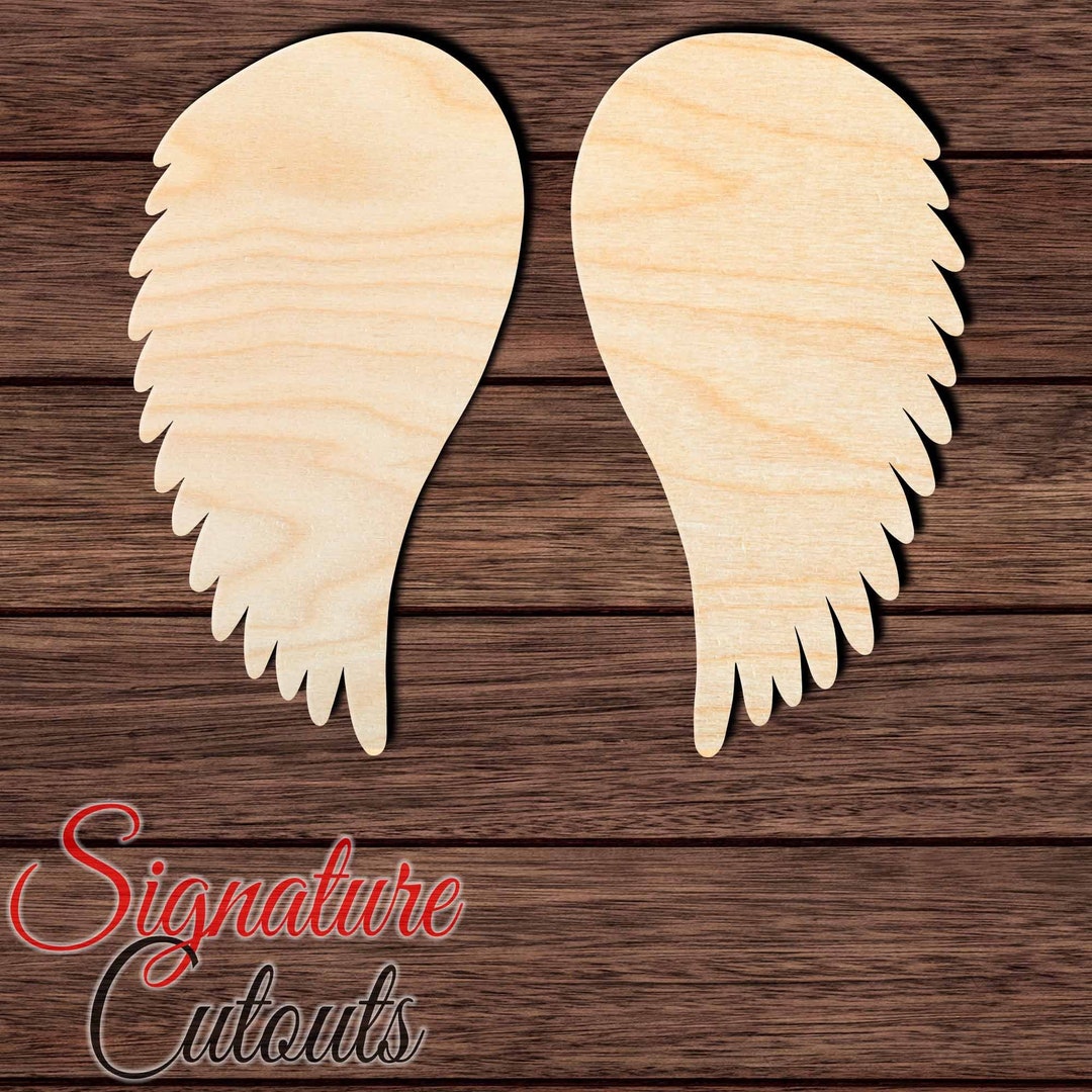 Wings 011 Cutout for Crafting, Home & Room Décor, and Other DIY ...