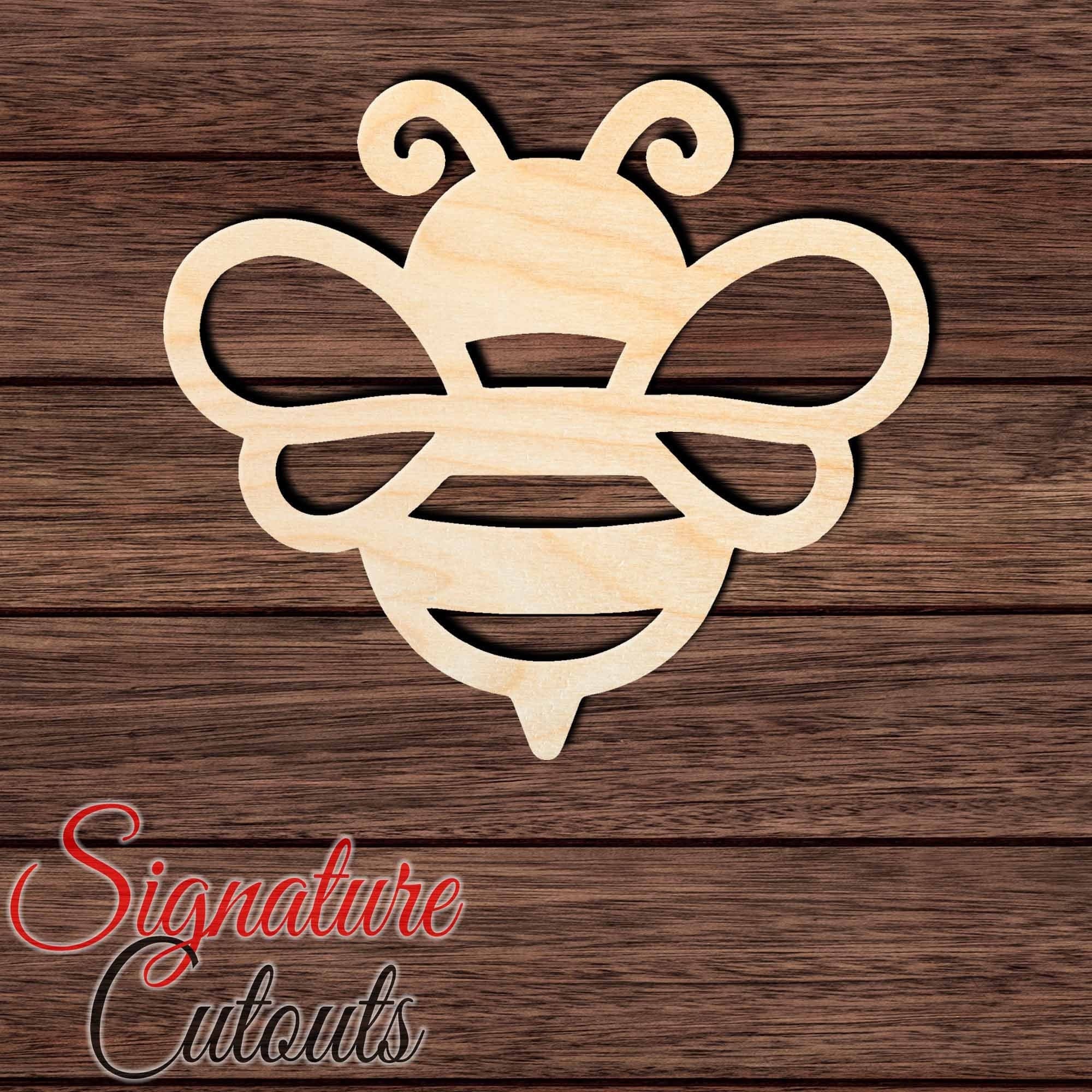 Bee 004 Unfinished Wooden Cutout for Crafting Home & Room - Etsy