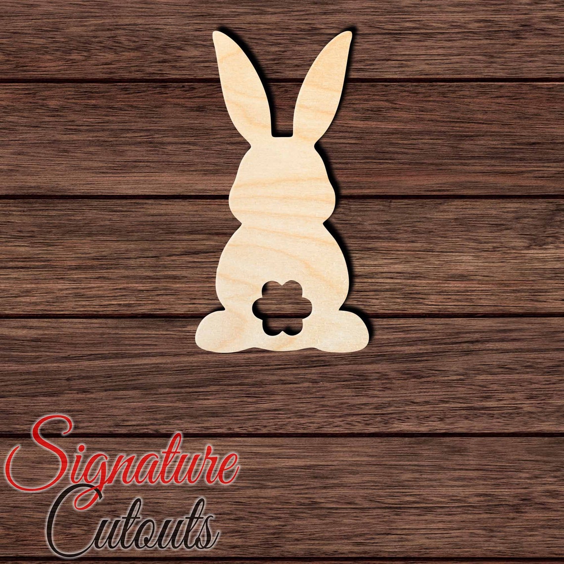 Rabbit Bunny 020 Wooden Shape Cutout for Crafting, Home & Room Décor ...