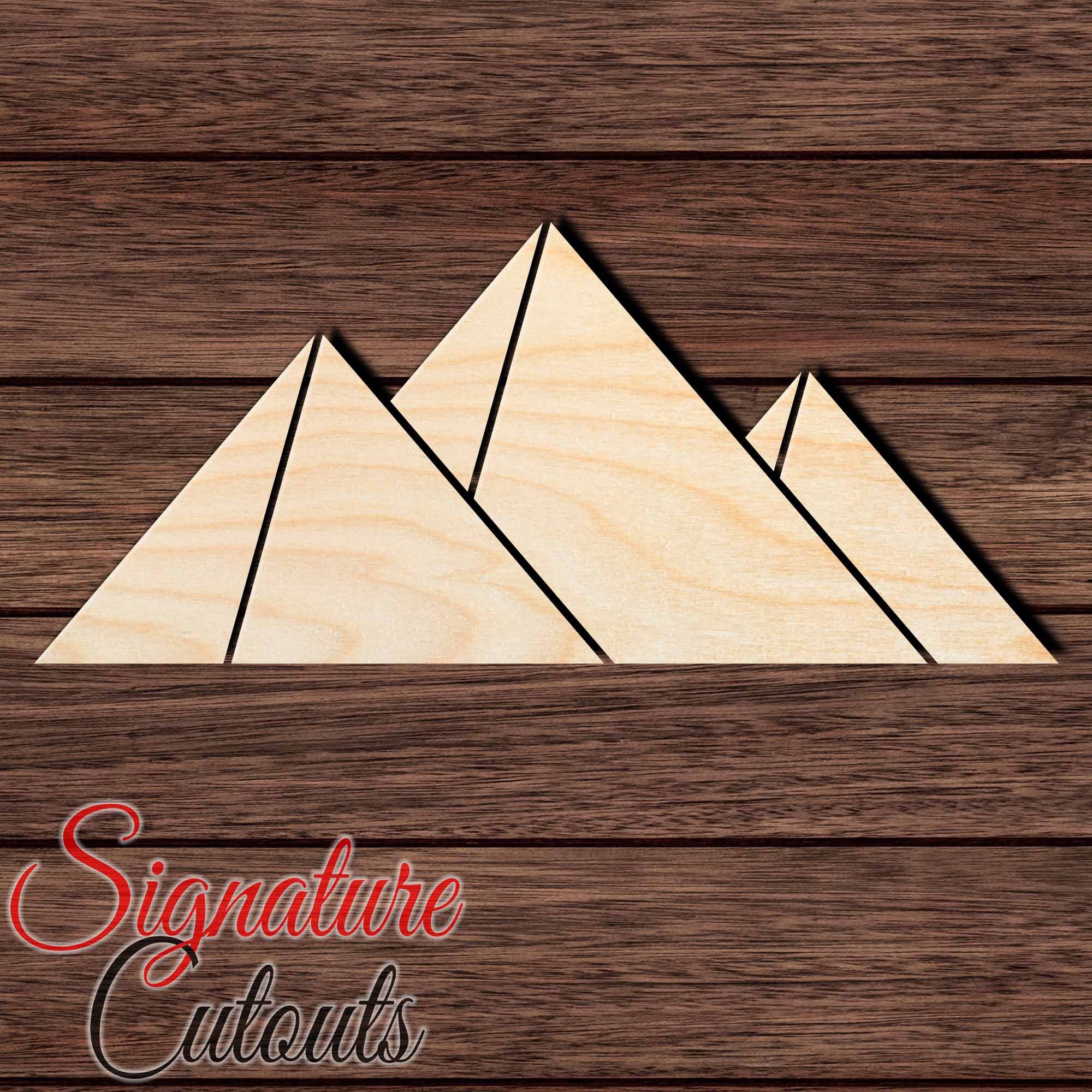 Egyptian Pyramids 001 Unfinished Wooden Cutout for Crafting | Etsy New ...