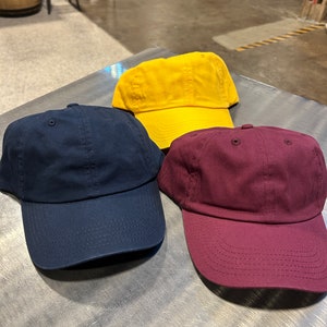 Unisex Cap With Personalized Embroidered Text Unisex Baseball Cap ...