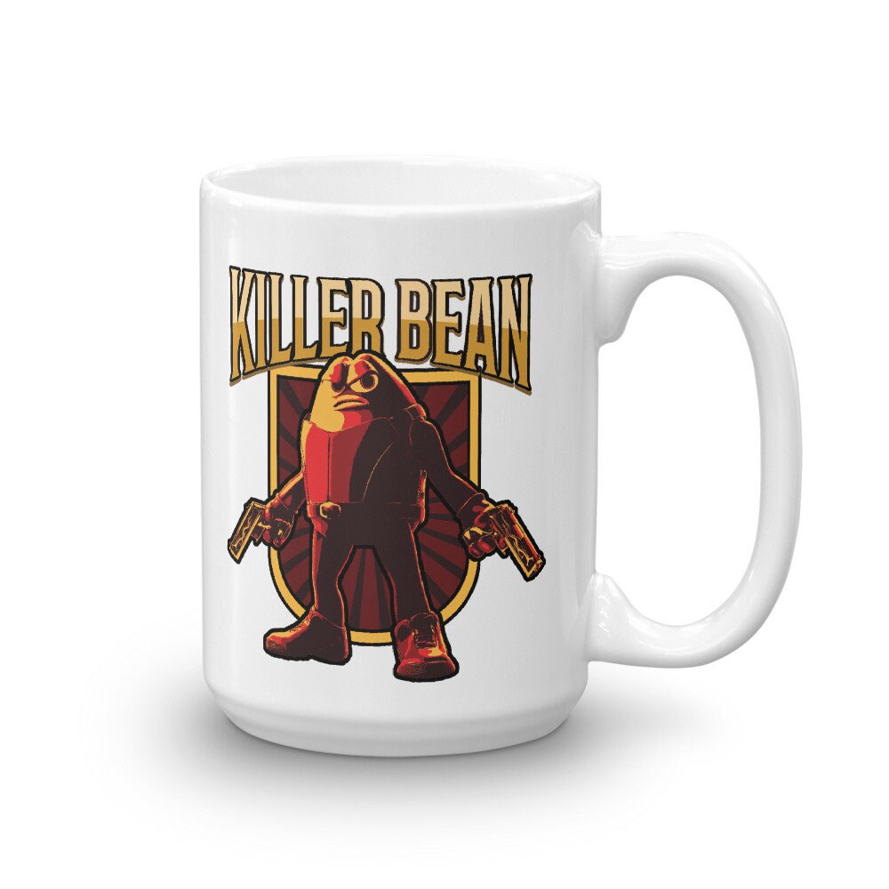 Killer Bean Mug: Comic Art Mug - Official Killer Bean Merch - Coffee ...