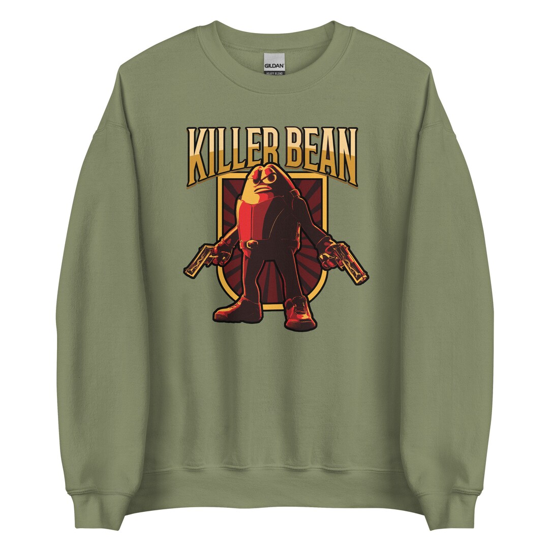 Killer Bean Sweatshirt: Comic Art - Official Killer Bean Merch - Unisex ...