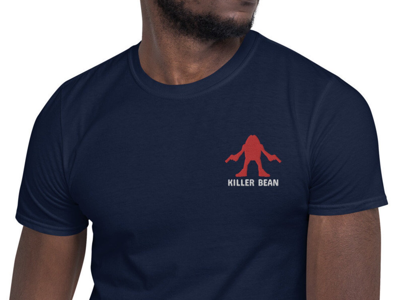 Killer Bean T-shirt: Embroidered Logo- Official Killer Bean Merch - Men ...