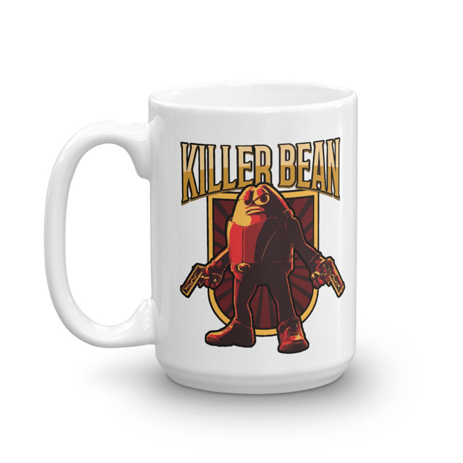 Killer Bean Mug: Comic Art Mug - Official Killer Bean Merch - Coffee ...