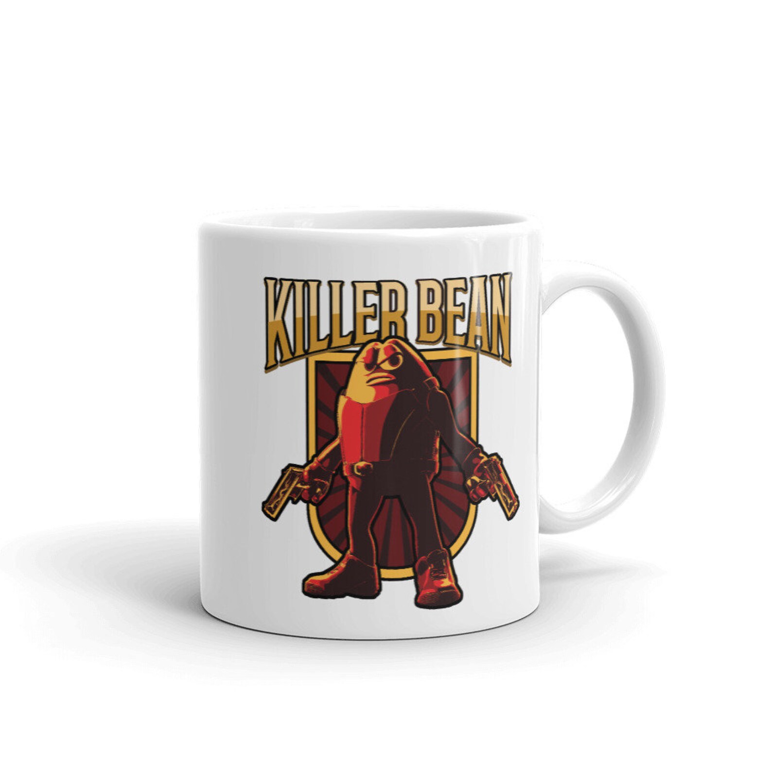 Killer Bean Mug: Comic Art Mug - Official Killer Bean Merch - Coffee ...