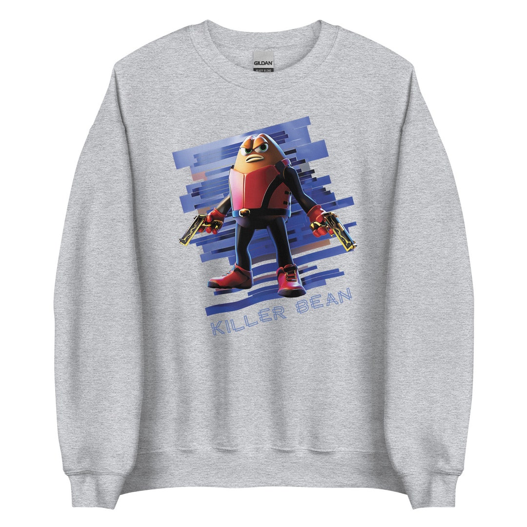 Killer Bean Sweatshirt: Steel Design - Official Killer Bean Merch ...