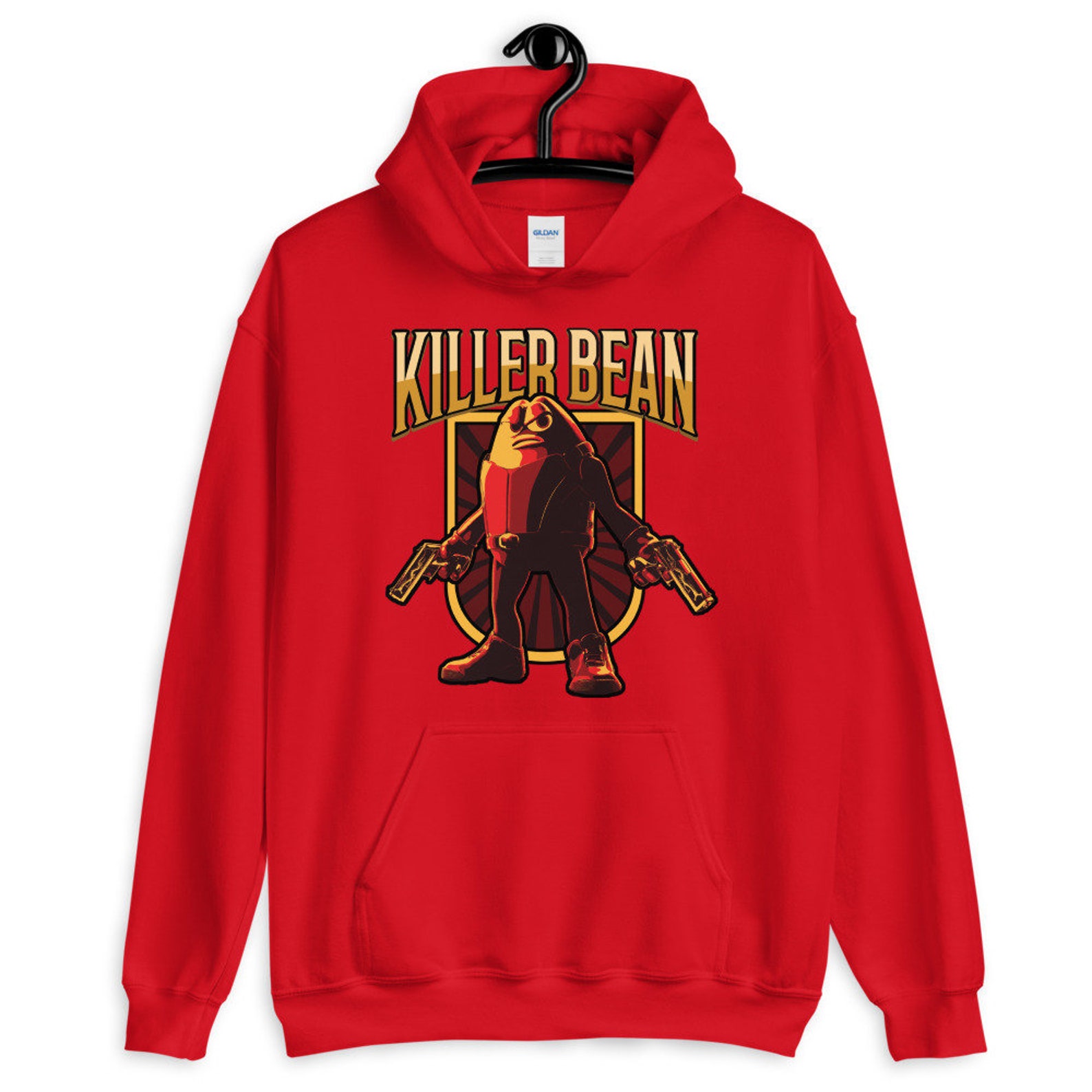 Killer Bean Hoodie: Comic Art Official Killer Bean Merch Men's/unisex ...