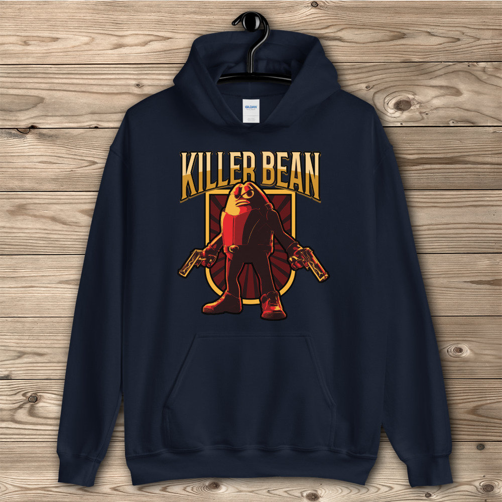 Killer Bean Hoodie: Comic Art Official Killer Bean Merch Men's/unisex ...