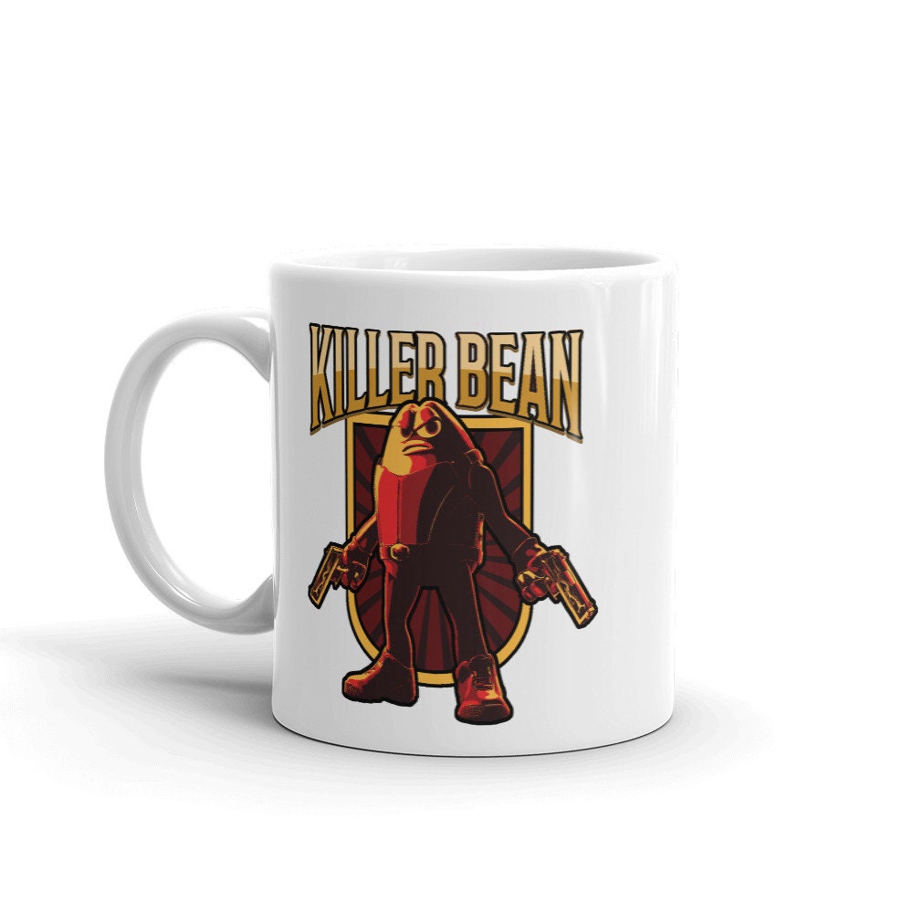 Killer Bean Mug: Comic Art Mug Official Killer Bean Merch Coffee Mug - Etsy