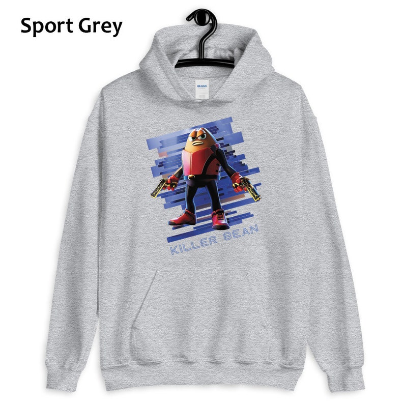 Killer Bean Hoodie: Steel Design Official Killer Bean Merch Men's ...