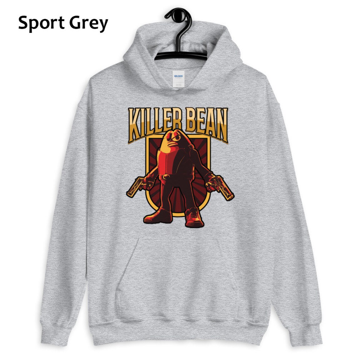 Killer Bean Hoodie: Comic Art Official Killer Bean Merch - Etsy