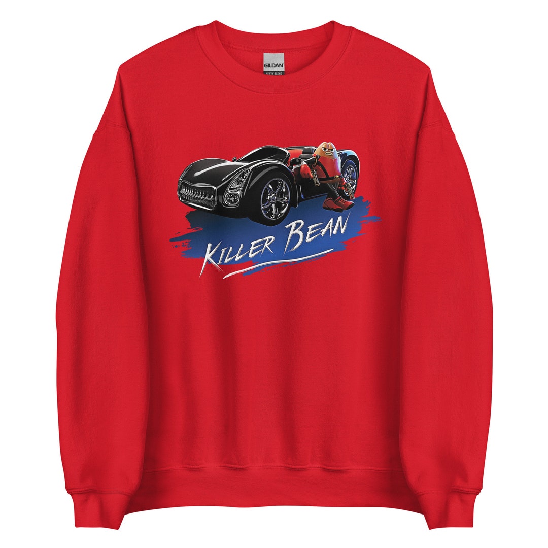 Killer Bean Sweatshirt: Roadster - Official Killer Bean Merch - Unisex ...