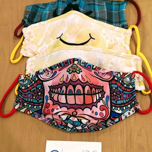 Happyface Masks Respirator Double Layer With Filter Pocket - Etsy