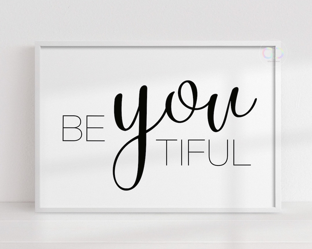 Impression Beyoutiful Décor Beyoutiful Décor de vanité - Etsy France