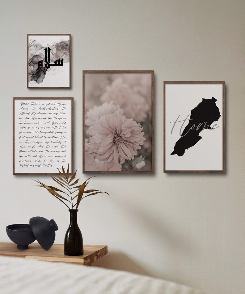 Salam Arabic Peace Arabic Salam in Arabic Wall Decor Pink - Etsy