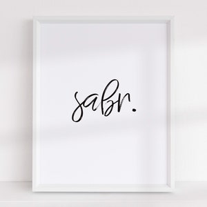 Sabr Arabic Patience Arabic Sabr in Arabic Wall Decor - Etsy