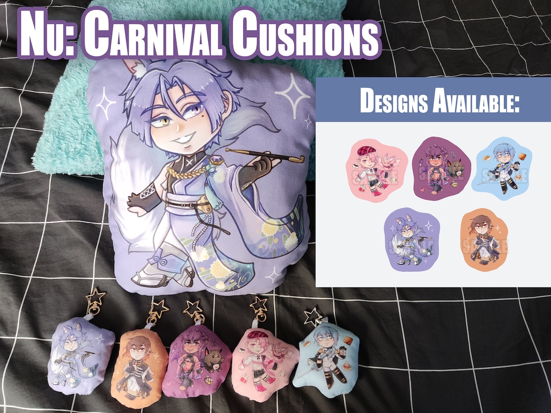 Nu: Carnival Cushion Plushie Plush Charm Keychain Aster Morvay Edmond ...