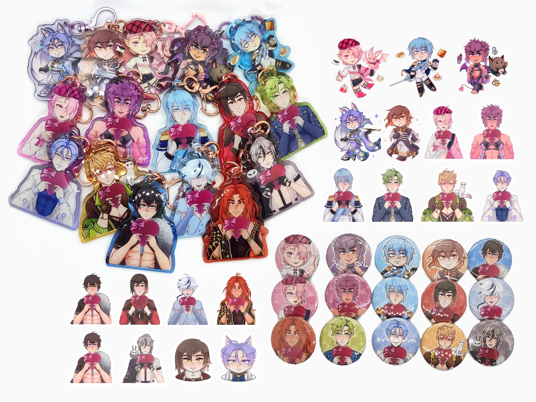 Nu: Carnival Charm Keychain Badge Sticker Holographic Aster Morvay ...