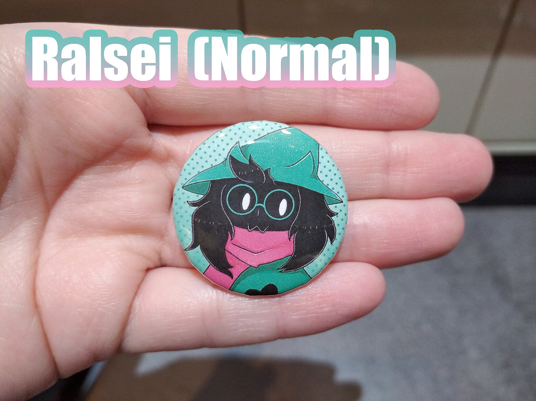 Deltarune Badge Button Pin Ralsei Holographic 32mm - Etsy