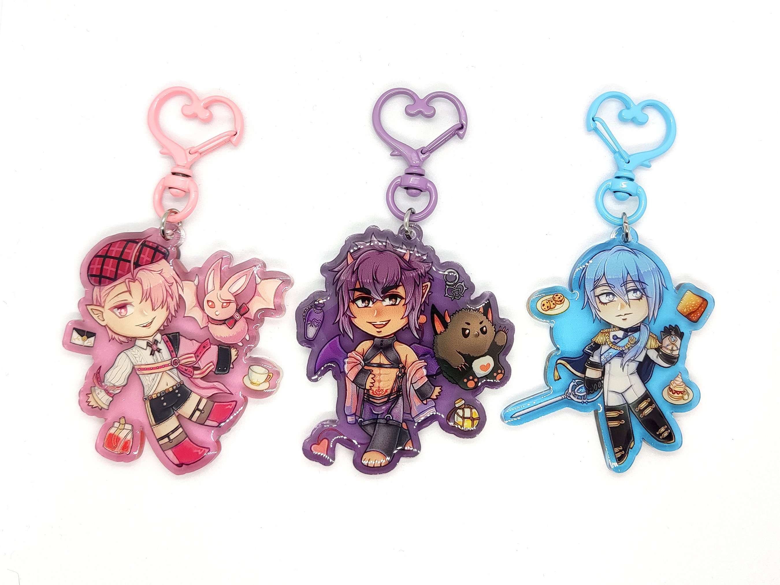 Nu: Carnival Charm Keychain Badge Sticker Holographic Aster Morvay ...