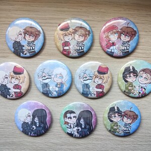 Identity V Ships BL Yaoi Badge Sticker Holographic Joseph Aesop Victor ...
