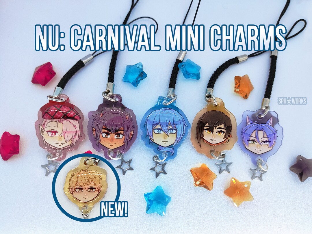 Nu: Carnival Linking Charm Keychain Acrylic Aster Morvay Edmond Yakumo ...