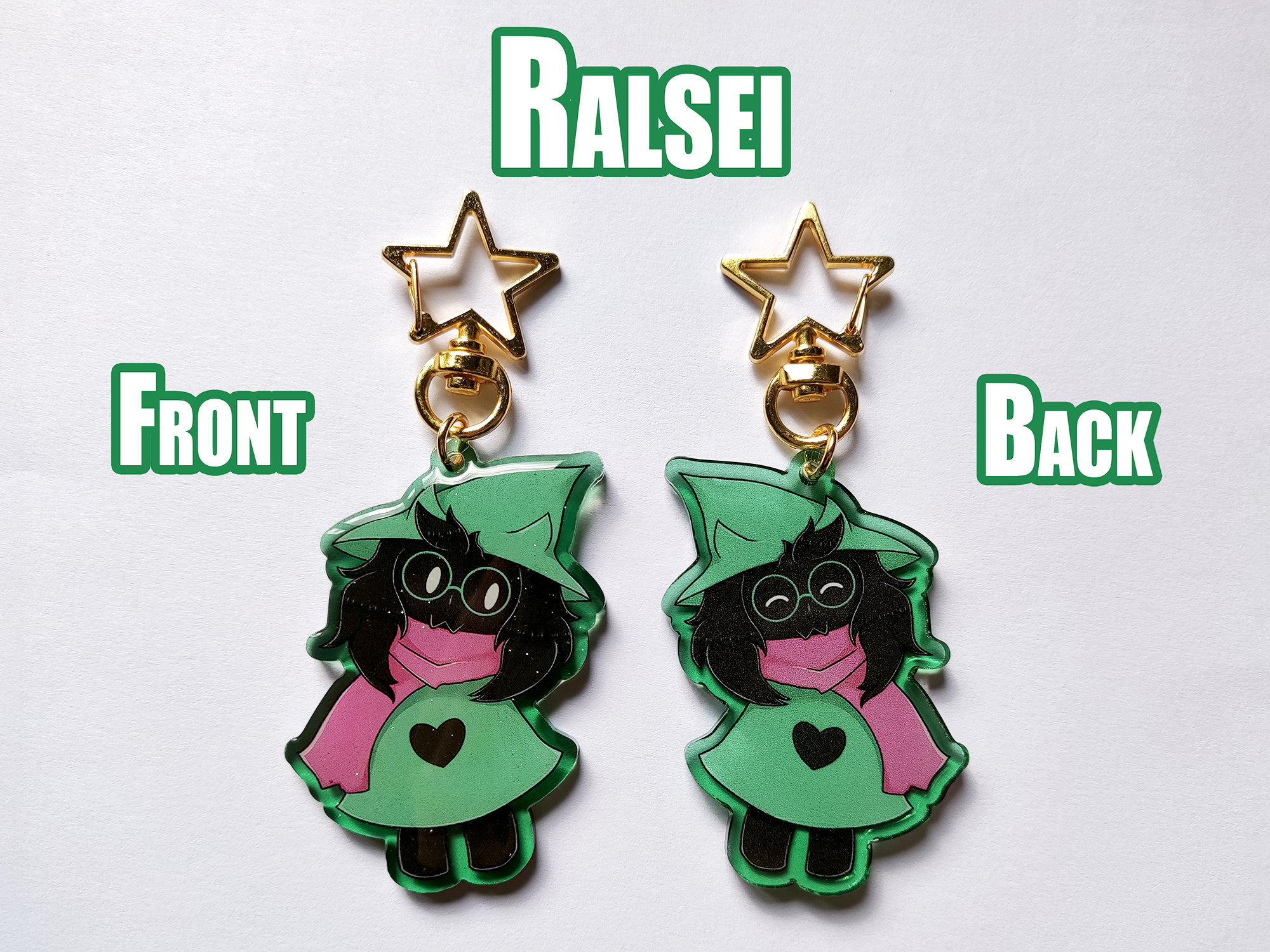 Deltarune Charm Keychain Ralsei Noelle Holiday Darkworld - Etsy