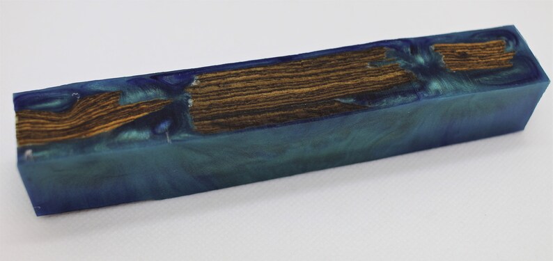 Violet and Blue Hybrid Pen Blank 6"x1"x1" - Etsy