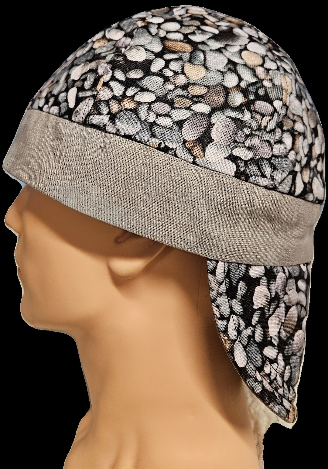 River Rock Print Reversible Welding Cap - Etsy