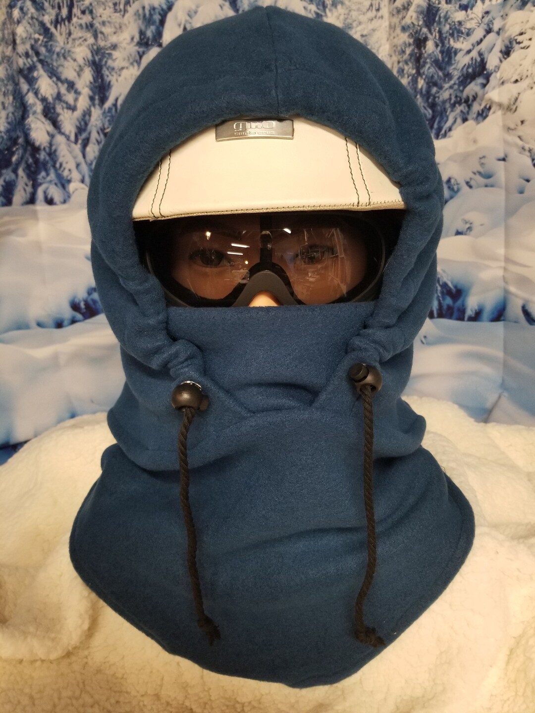 Moroccan Blue Blizzard Fleece Extra Large Helmet Cover - Etsy