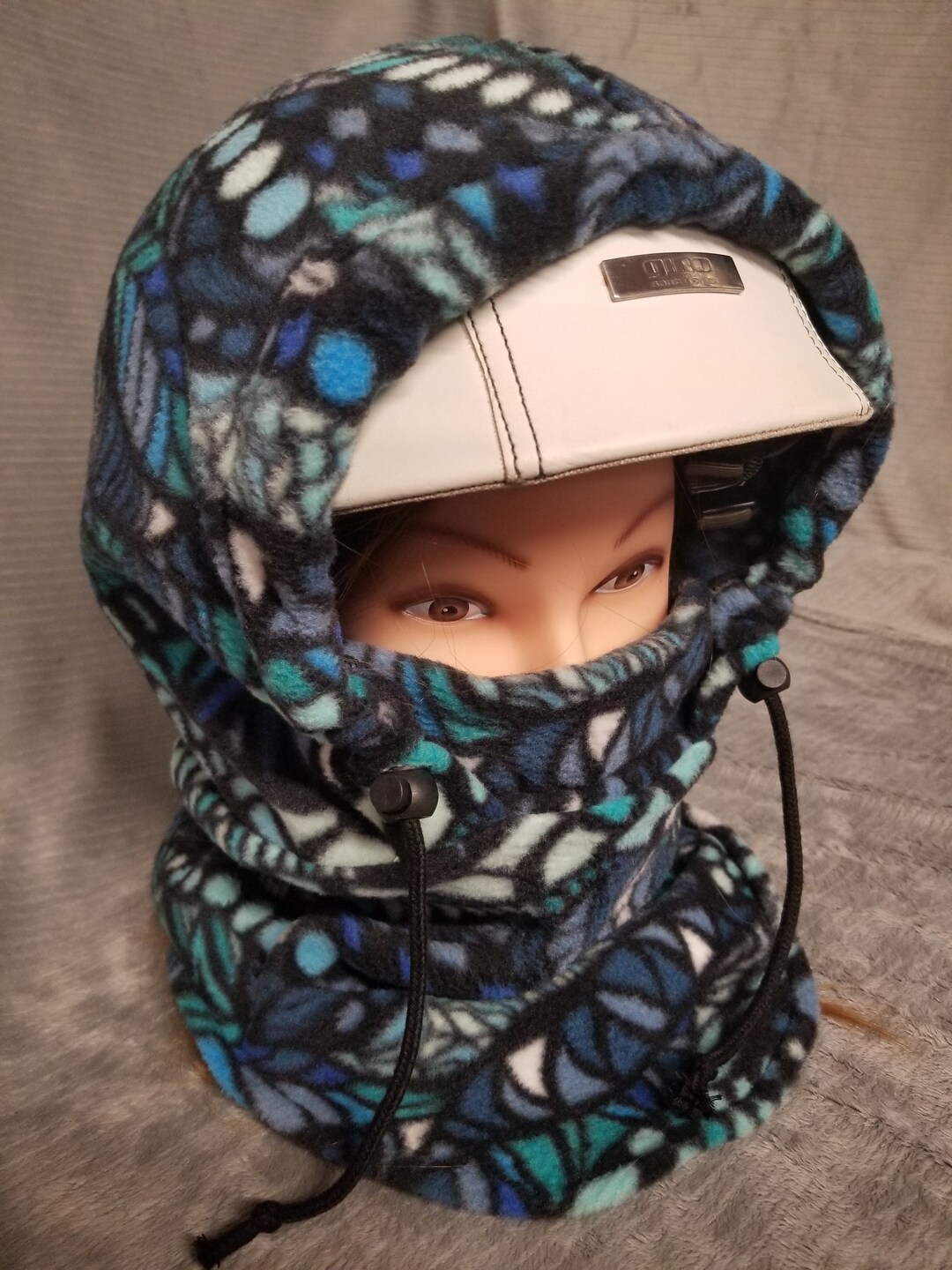 Zentangle Blues Print Anti Pill Fleece Large Ski Helmet Cover - Etsy