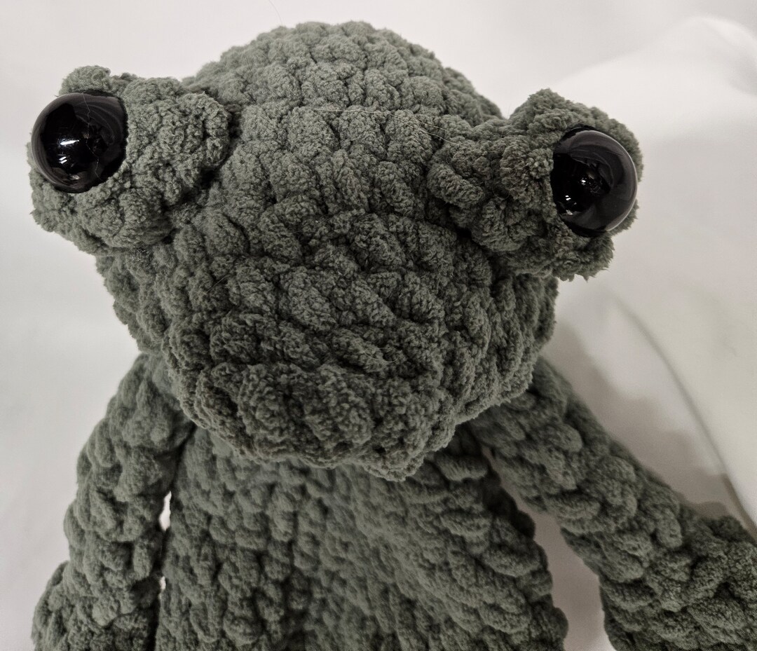 Frog Lovey; Frog Snuggler; Frog Snuggle Buddy; Emotional Support Toy ...