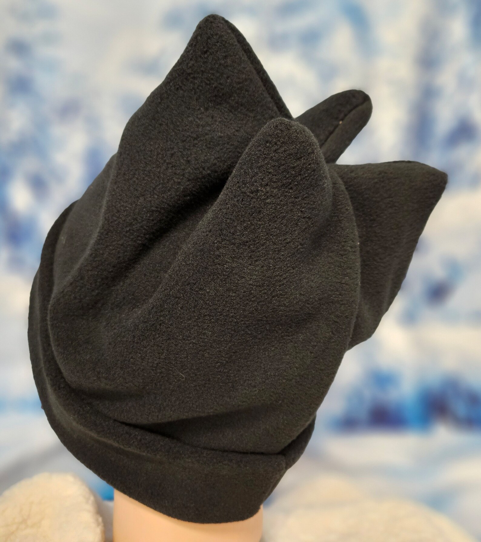 Black 4 Point Fleece Winter Retro Hat - Etsy