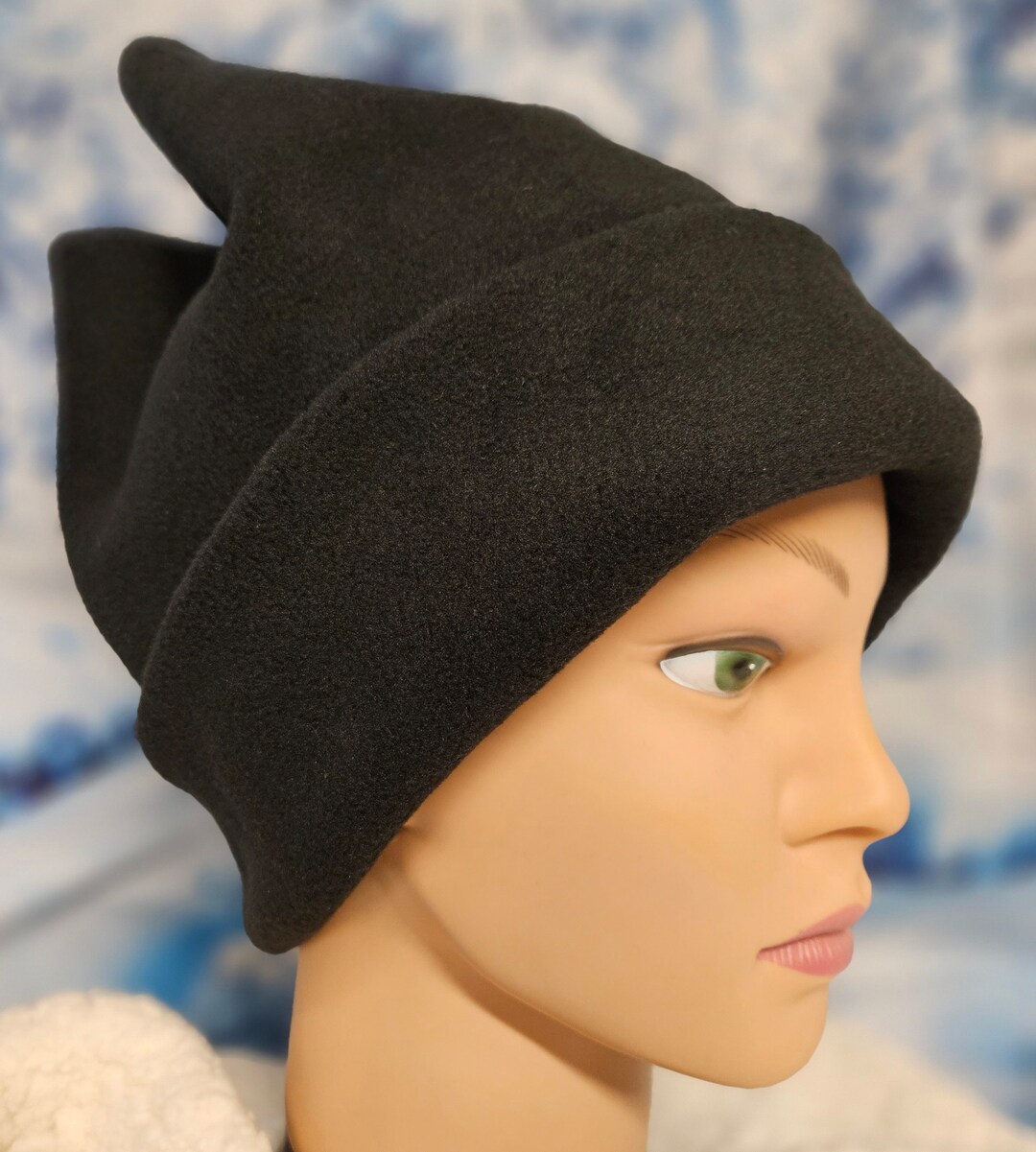 Black 4 Point Fleece Winter Retro Hat - Etsy