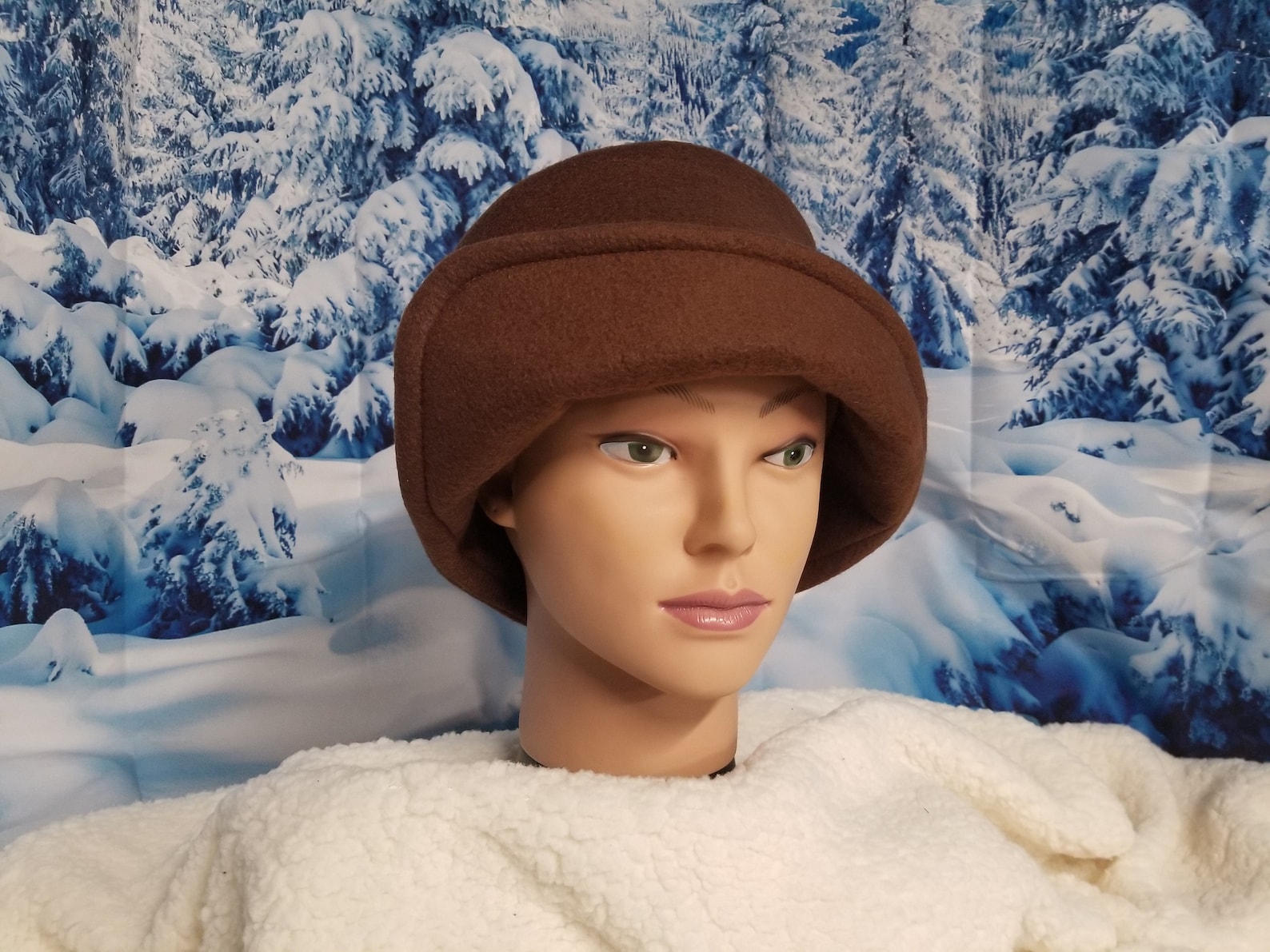 Brown Polar Fleece Winter Flapper Hat - Etsy