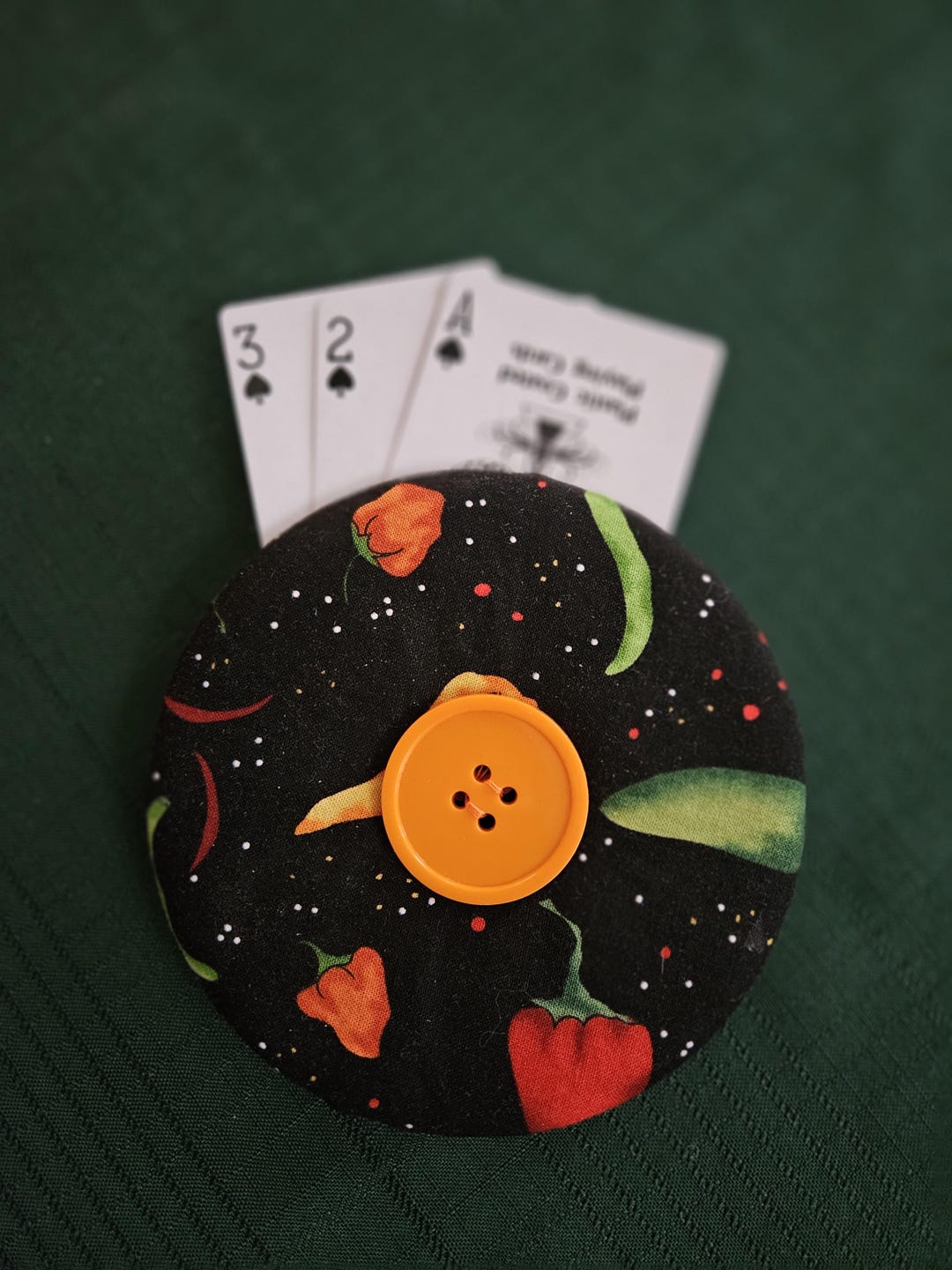 Chili Pepper Card Game Holder, Playing Card Holder for Small Hands, Cd ...