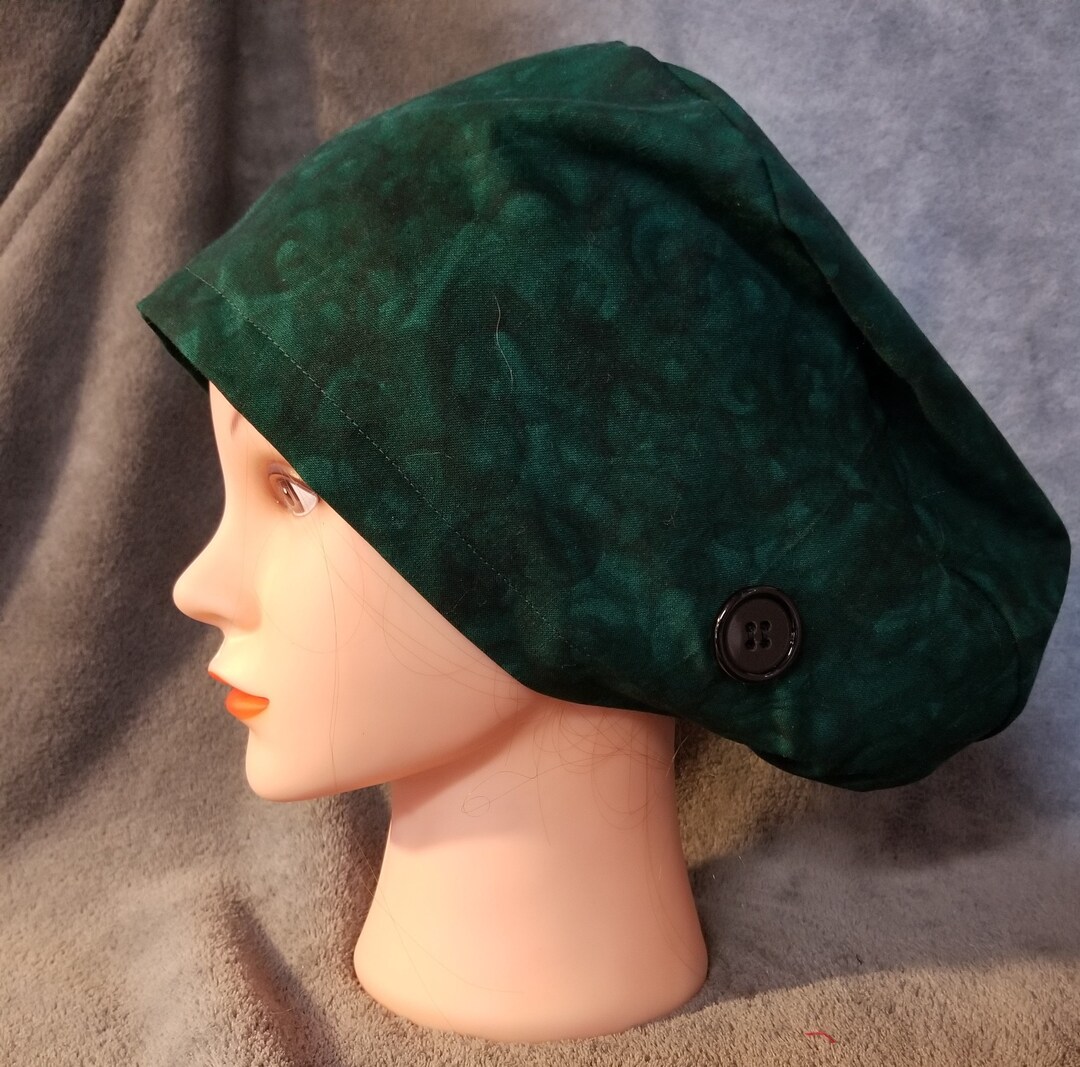 Green Pixie Style Scrub Cap - Etsy