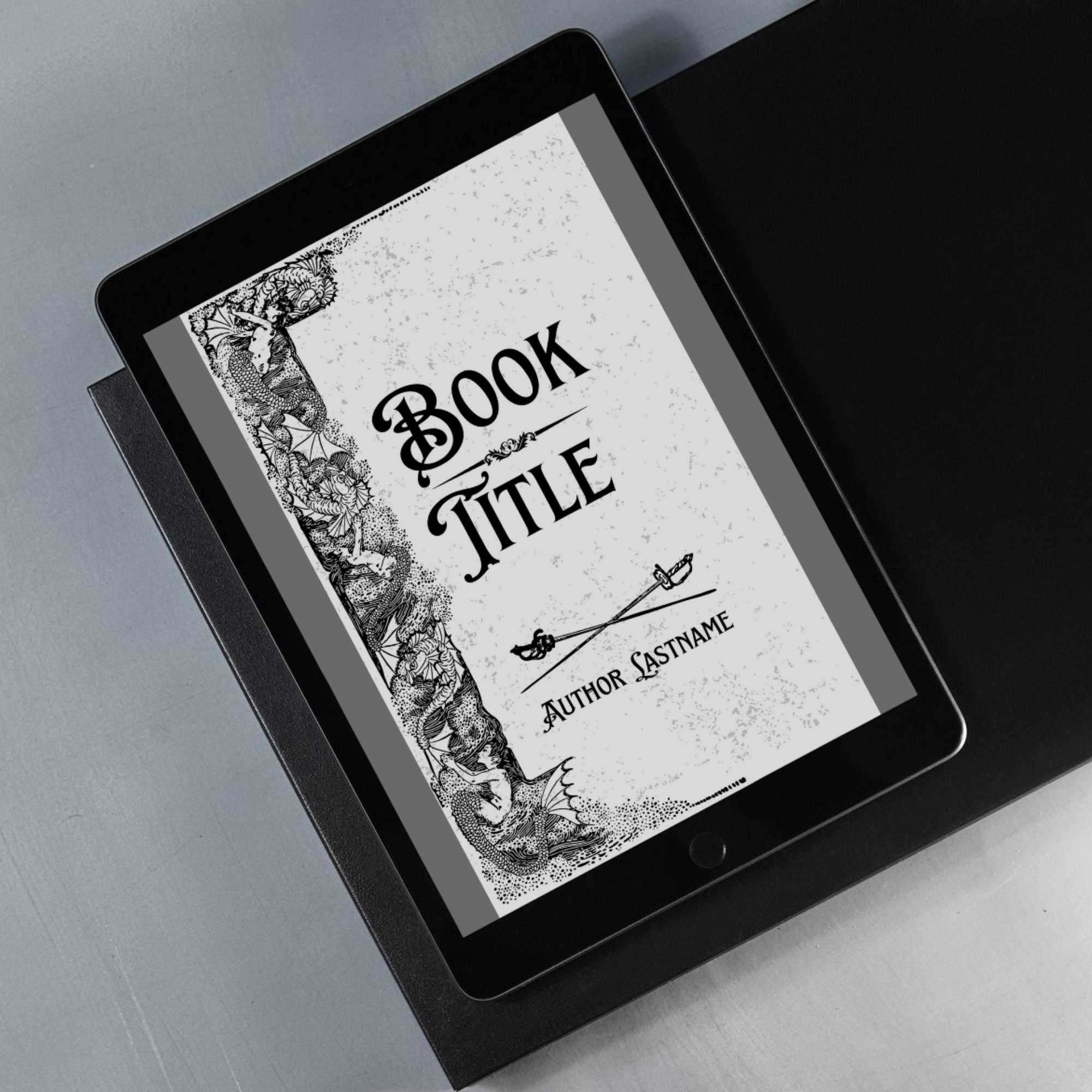 Canva Ebook Templates - 5 Gothic Fantasy Digital Book Covers | Digital ...