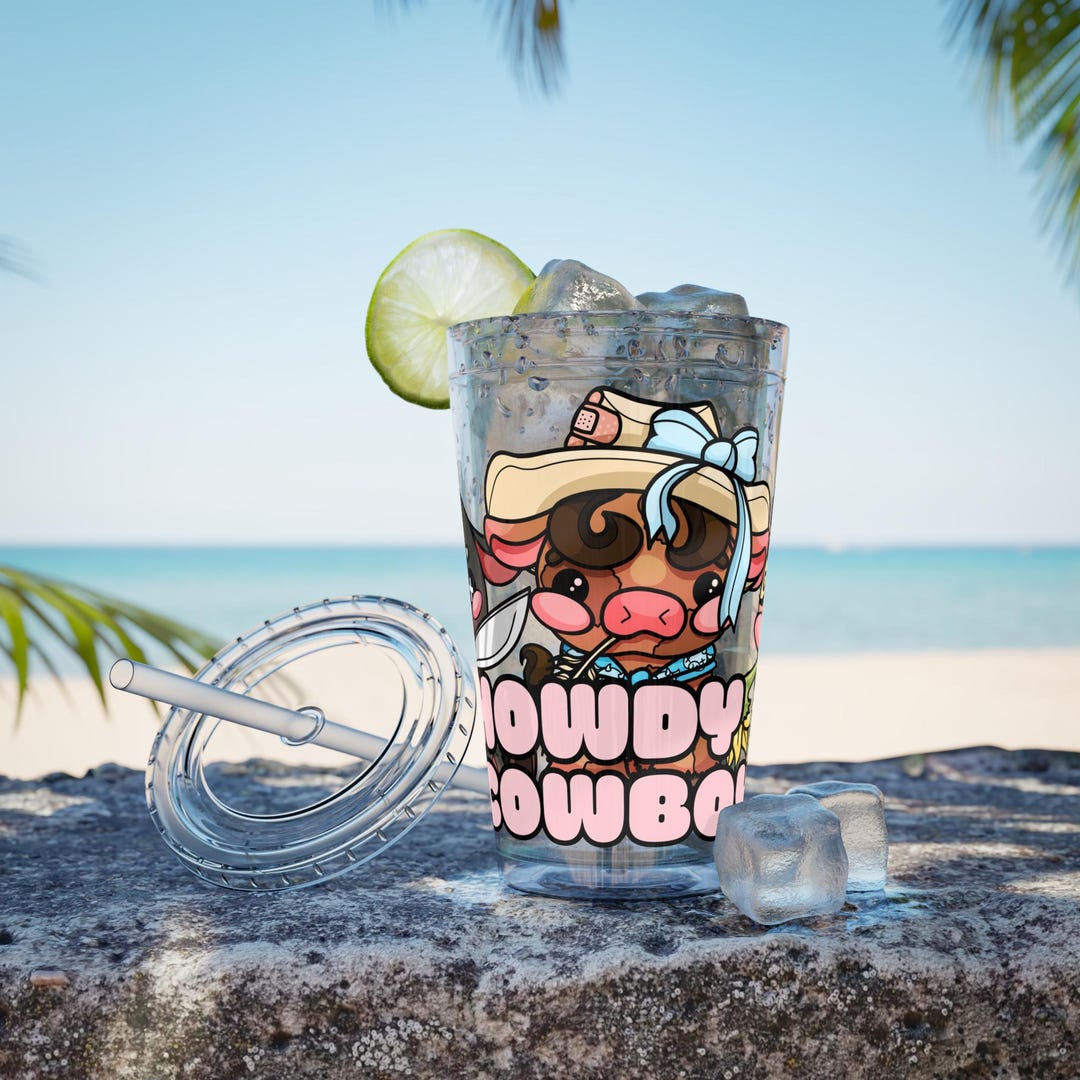 Cute "howdy Cowboy" Tumbler- Moo Moos & Boo Boos | Fun Cup Decor, Gift ...