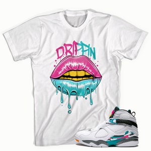Drip Lips Made to Match Jordan 8 Retro - Etsy