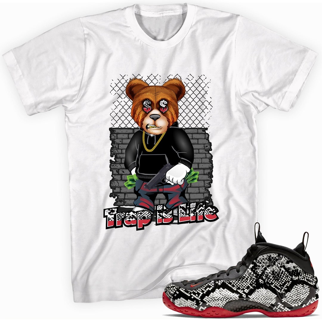 Trap is Life Made to Match Foamposite Albino Snakeskin - Etsy