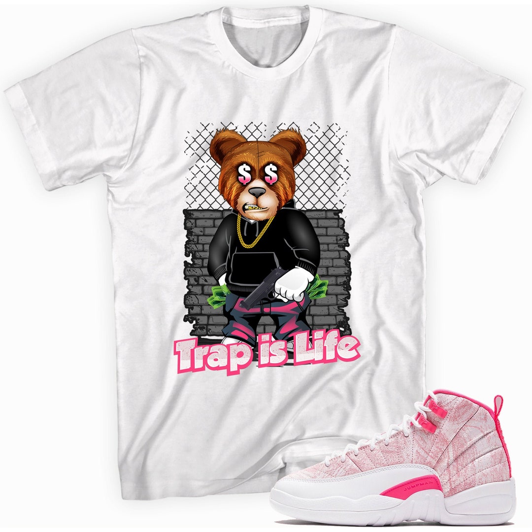 Trap is Life Made to Match Jordan 12 Retro Arctic Punch (hyper Pink) - Etsy