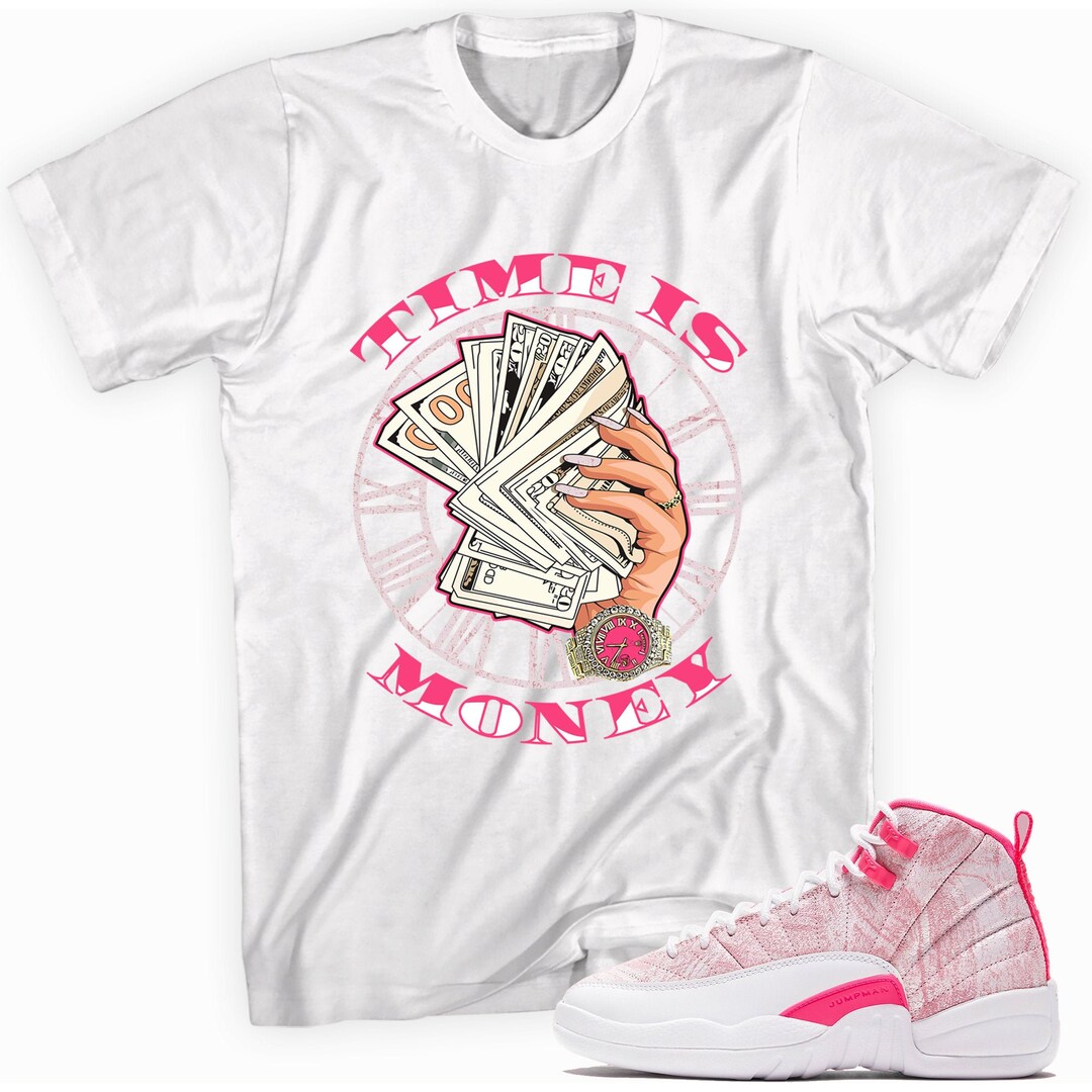 Custom Unisex Time is Money Shirt Made to Match Jordan 12s Retro Arctic ...