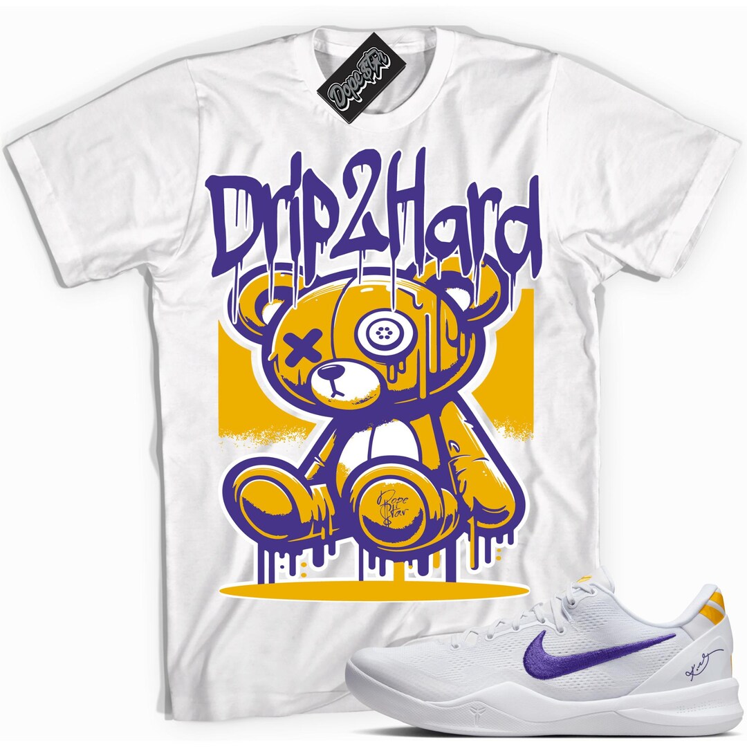 Kobe 8 Protro Lakers Home Sneaker Shirt Drip 2 Hard Graphic - Etsy