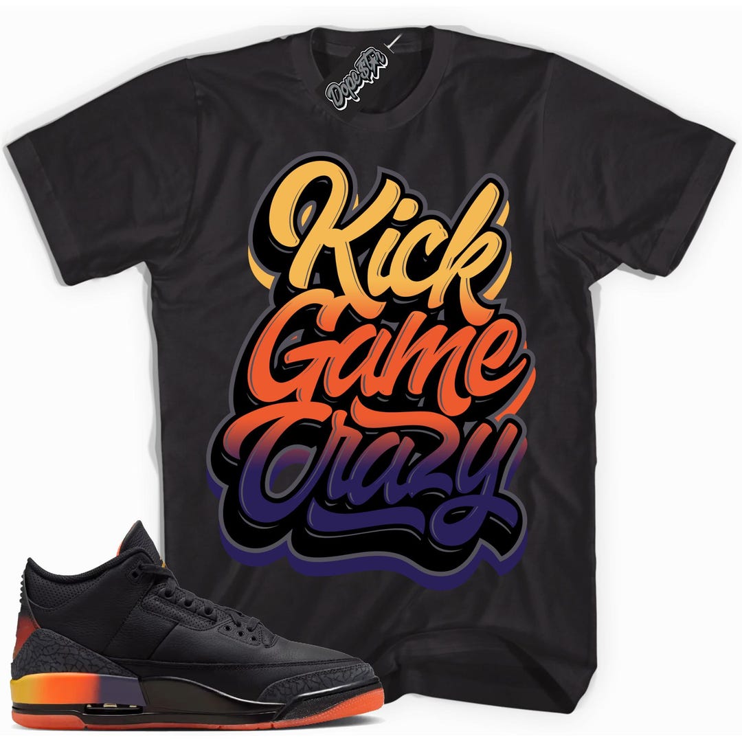 J Balvin Rio 3s Dopestar Shirt Kick Game Crazy Graphic - Etsy
