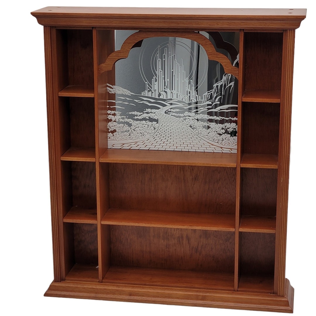 Franklin Mint Wizard of Oz 1988 Mirror Back Wood CABINET DISPLAY CASE - Etsy