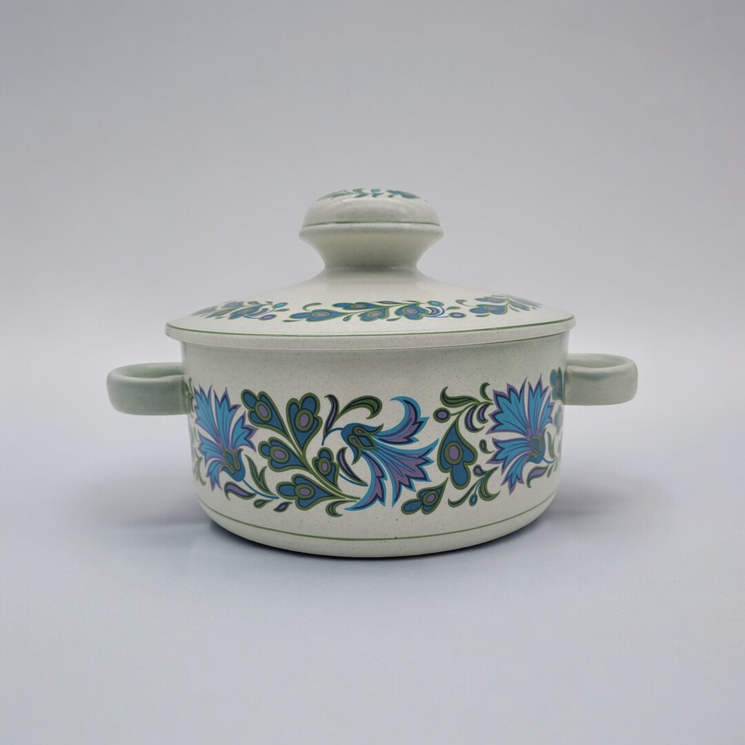 Midwinter Stonehenge CAPRICE Casserole With Lid Teal Blue Green Purple ...